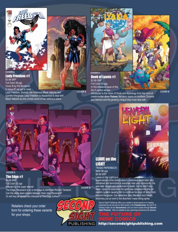 Second Sight Publishing 2021 Previews from @kleffnotes ...
