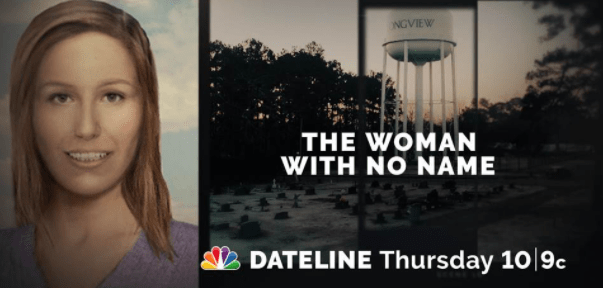On 3/18/21 #Dateline Airs The Woman With No Name via @stacyamiller85 ...