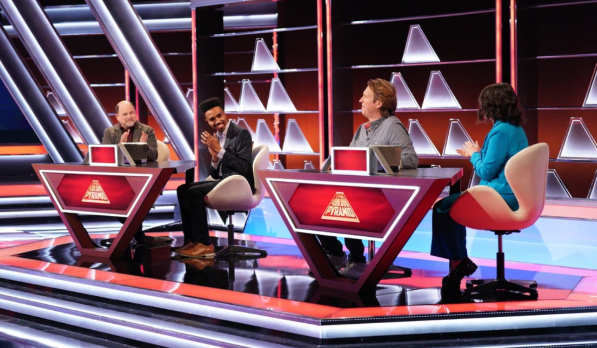 #100KPyramid Hosted by @michaelstrahan Jason Alexander vs. Pete Holmes ...